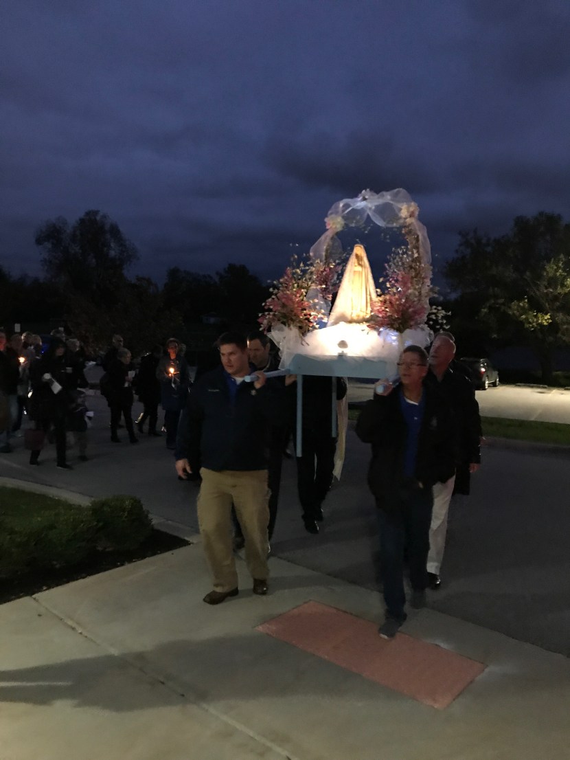 Saint Mary Marks 100 Years of Fátima with Procession – The Mokena Marian