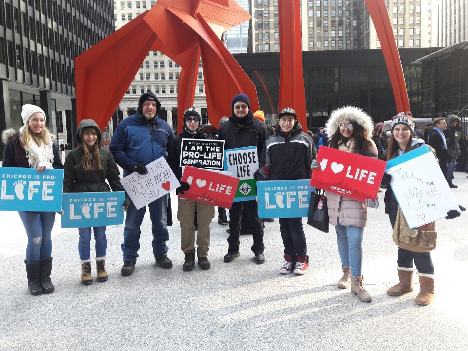 Saint Mary Parishioners March for Life – The Mokena Marian